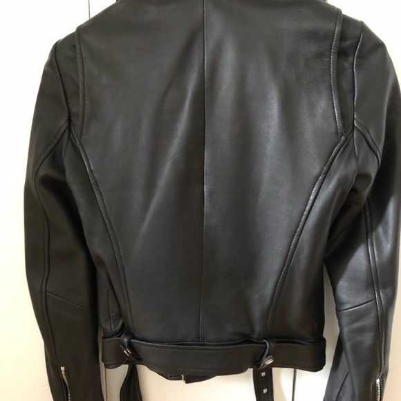 Zara | Jackets & Coats | Zara Womens Xs Leather Moto Jacket | Poshmark